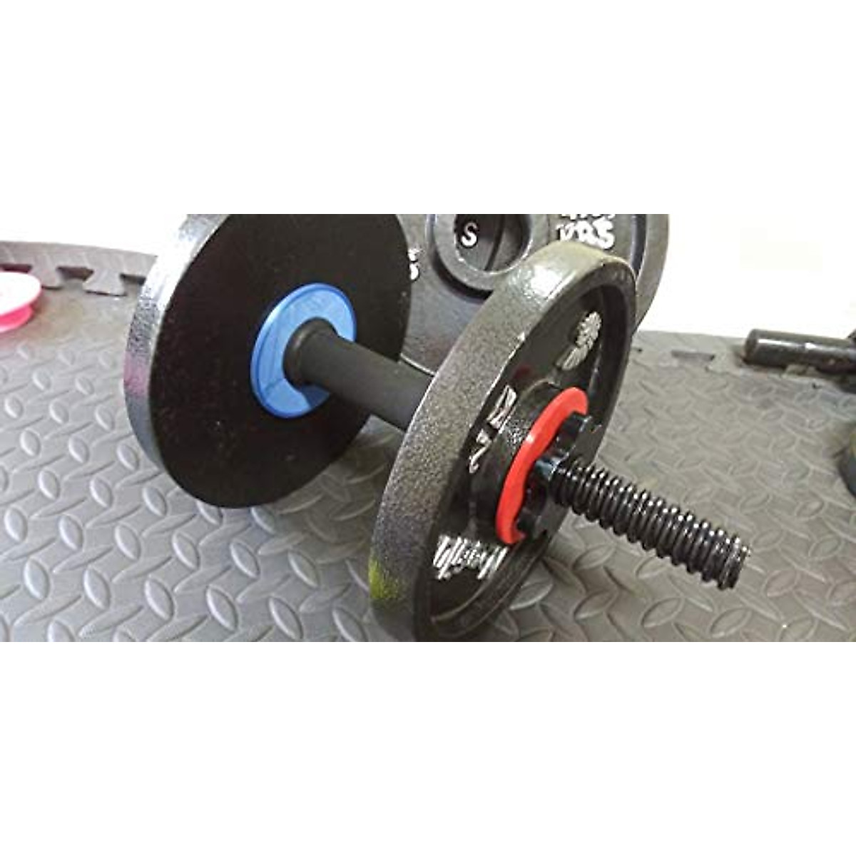 Olympic Plate to Standard Bar Adapters (Black, 1/2")