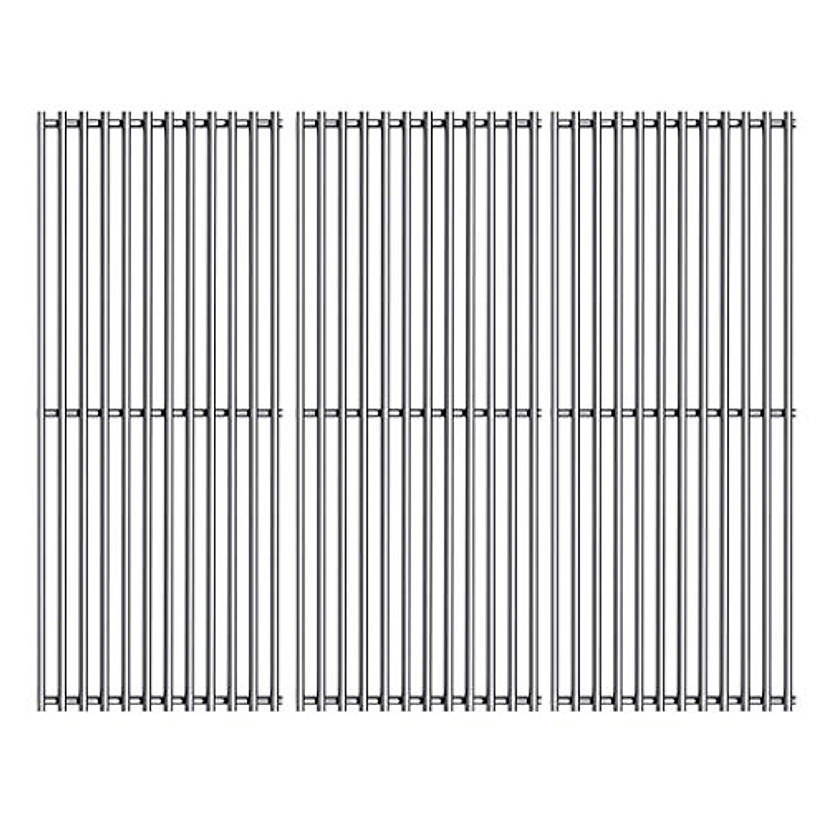 Votenli S6876C (3-Pack) 16 7/8" Stainless Steel Cooking Grid Grates for Charbroil 463420509,463460708,463460710,463461613, 463461614, 466420909,463420508,466420911,463440109B Master Chef 85-3065-6
