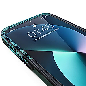 Crave Dual Guard for iPhone 14 Pro Max Case, Shockproof Protection Dual Layer Case for Apple iPhone 14 Pro Max (6.7") - Forest Green