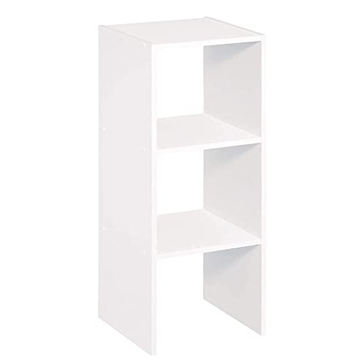 ClosetMaid 895300 Decorative Home Vertical Stackable 2-Cube Organizer Storage with Open Back Panel Design, 31-Inch, White (3 Pack)