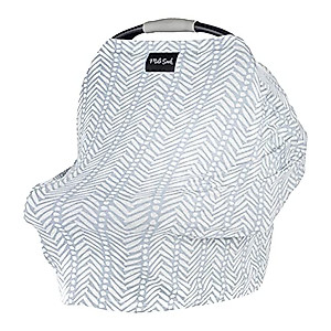 Milk Snob Original 5-in-1 Cover - Added Privacy for Breastfeeding, Baby Car Seat, Carrier, Stroller, High Chair, Shopping Cart, Lounger Canopy - Newborn Essentials, Nursing Top, Soho