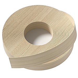 Birch Plywood Veneer Roll Wood Veneer Edge Banding,3/4 inch*10ft Edge Banding, Iron on with Hot Melt Adhesive, Flexible Wood Tape Sanded to Perfection. Easy Application Wood Edging