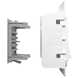 Pass & Seymour Mobile Home/RV White Self-Contained Rocker Switch w/Snap On Plate