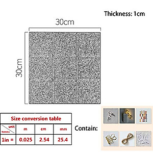 Felt Cork Board x6, DIY self-Adhesive Photo Wall Bulletin Board, Message Board, Kindergarten Decoration Background Wall