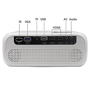 Thick Projector LED Mini Micro Portable Video Projector with USB for Game Movie Cinema Home Theater