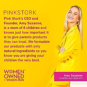 Pink Stork Baby Sleep Drops, Naturally Support Sleep Without Melatonin for Infants, Toddlers, and Kids, Aid Sleep with Chamomile and Magnesium, Baby Essentials for Bedtime, 1 oz, 30 Servings