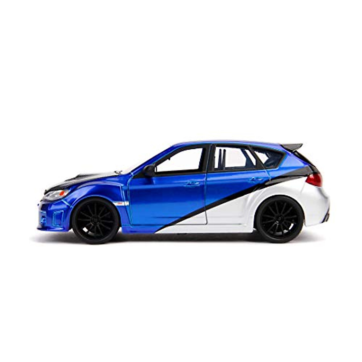 Jada Toys Rubber Tires 1:24 Fast & Furious - Brian's Subaru Impreza WRX STI, Blue (99514)
