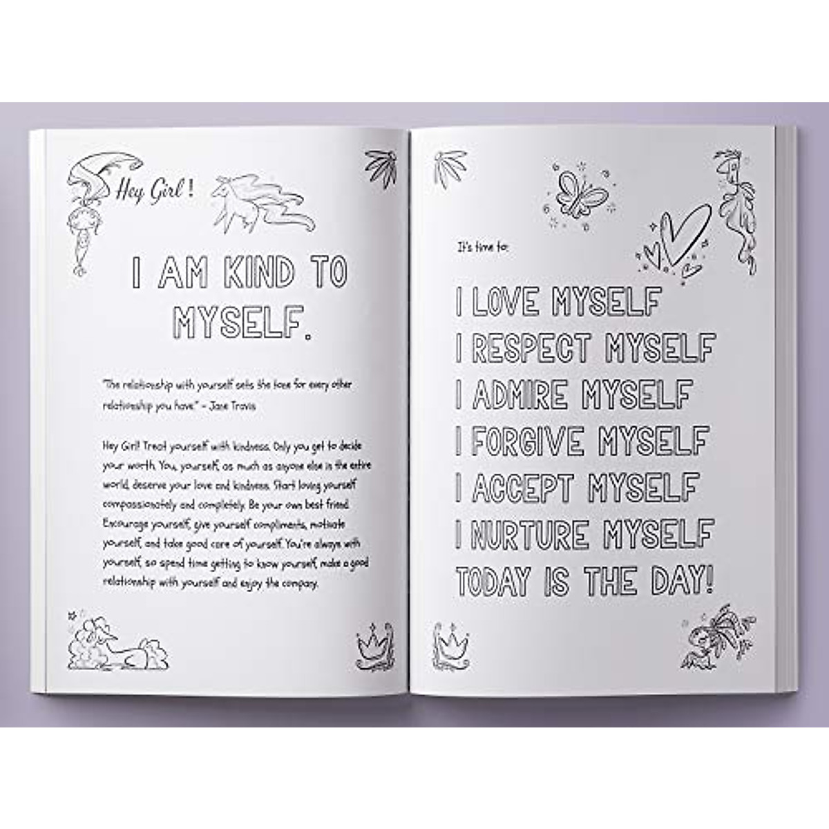 Hey Girl! Empowering Journal for girls: To Develop Gratitude and Mindfulness through Positive Affirmations