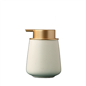 Soap Pump Dispenser 1pc Bottle Ceramic Household Foam Pump Bottle Soap Dispenser Travel Bathroom Accessories Liquid Container Bottles Dispenser (Color : 1)
