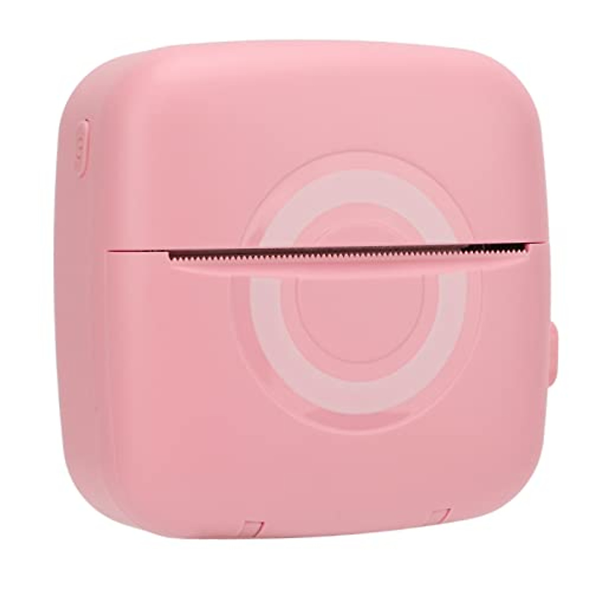 Febuliy Mini Thermal Printer Bluetooth Portable Handheld Sticker Printer 200Dpi USB Charging Small Smart Pink for Office Home