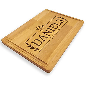 Personalized Maple Cutting Boards, Multiple Designs, Custom Cutting Boards Wood Engraved