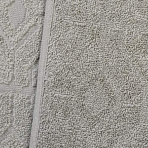 Amrapur Overseas 6-Piece Yarn Dyed Diamond Gate Jacquard Towel Set Seafoam