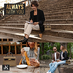 JORDEN KERLAY Small tote bag/Handbag for Women | Gold Clutch bag Shoulder Bag Top-handle bag | Designer aesthetic gold bag for women