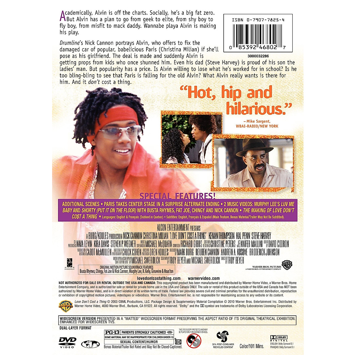 Love Don't Cost a Thing (Widescreen Edition)