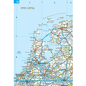 2023 Philip's Easy to Read Multiscale Road Atlas Europe: (A4 Spiral binding)