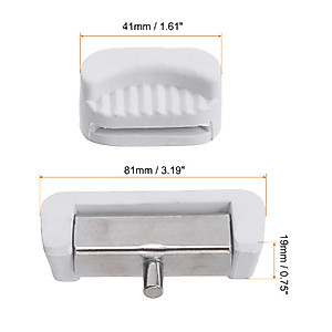 HARFINGTON Rubber and Metal Table Hinge Set for Industrial Sewing Machine Art Craft Supplies Accessories