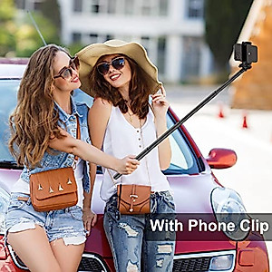 UNIXYZ 49" Invisible Selfie Stick with Tripod Phone Clip for GoPro Insta360, Waterproof Carbon Fiber Extension Pole Handle Monopod for Go Pro Max Mini Hero 11 10 9 8 7 Insta 360 X2 X3 DJI Action 2 3