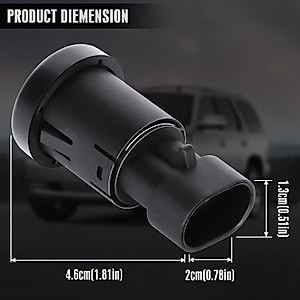 Mango S Car Rear Liftgate Window Glass Release Switch Compatibleu Chevrolet Tahoe Cadillac Escalade 2007-2014 GMC Yukon XL D1994E 15798062 22863048