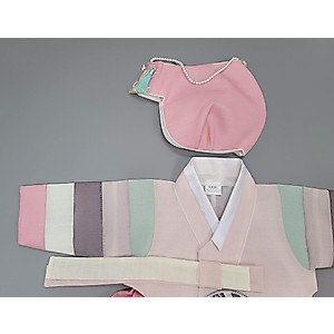 hanbok ore Hanbok Baby Girl 100th Days Korea Traditional BAIKIL Party Celebrations Pink Saekdong 01,Medium