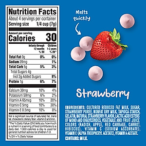 Gerber Baby Snacks Yogurt Melts, Strawberry, 1 Ounce (Pack of 7)