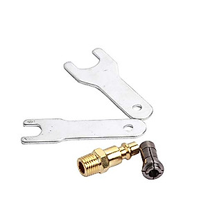 WINMAX TOOLS AUTOMOTIVE Pro 120° 1/4" Air Angle Die Grinder Cutting Grinding Built-in Regulator