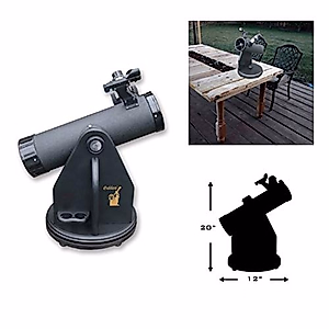 Galileo 500mm X 80mm Table Top Dobsonian Telescope with Smartphone Photo/Video Adapter