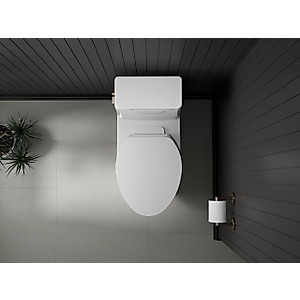 Kohler K-28004-0 Drift ReadyLatch Quiet Close Elongated Toilet Seat, White