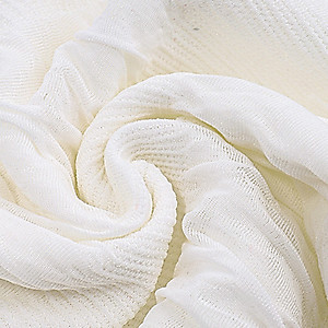 NUFIWI Women Ruffle Mini Dress Bodycon Square Halter Neck Smocked Short Dress Lace Up Ruched Party Y2k Dresses(A Cute White,S)