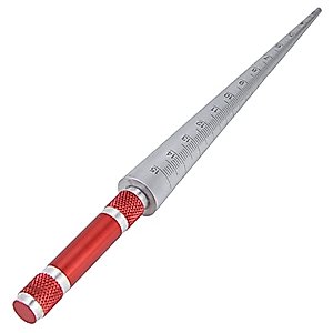 Aperture Gauge, Stainless Steel Conical Inner Diameter Inspection Measurement Tool 3‑15mm Used to Measure the Inner Diameter and Hole of Thin Walled Parts