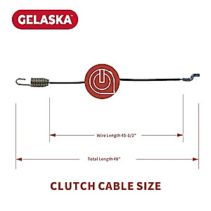 GELASKA 946-04230b Cable Replace Craftsman 746-04230 Craftsman 746-04230b, Cub Cadet Part 946-04230b Auger Cable, 946-04230a for RM2410 RM2610 RM2860 RM3060 RM2660 SB624 SB626 SB628 SB630 Snow Thrower