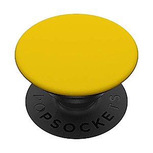 Simple Solid Color Chic Bright Yellow Design PopSockets Swappable PopGrip