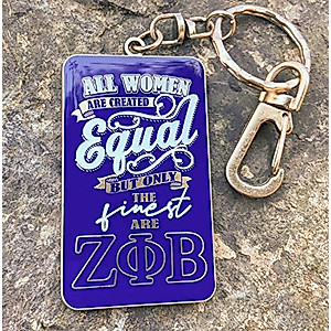 BBGreek Zeta Phi Beta Sorority Paraphernalia - Only The Finest - Keychain Gifts - Official licensed Vendor
