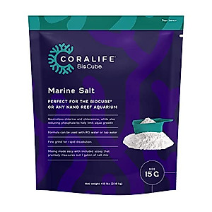 Coralife BioCube Marine Fish Tank Aquarium Salt, 15 Gallon