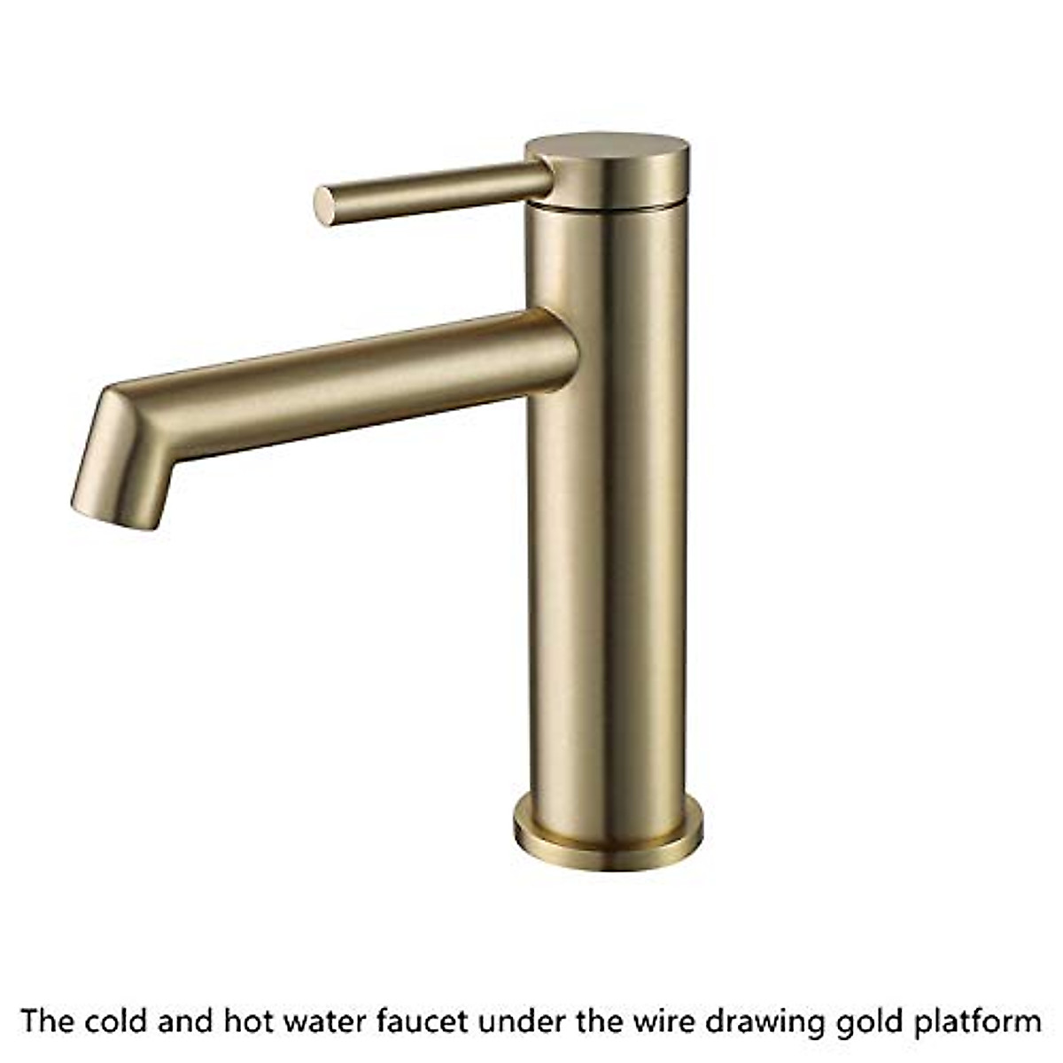WXJLYZRCXK Water-tap All Copper Single Hole Hot and Cold Water Faucet Can Be Used in Kitchen Or Bathroom Various Styles and Many Colors