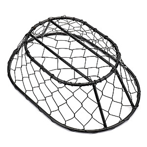 Yesland 2 Pack Rope Metal Oval Bread Basket, 9 1/2 x 6 1/2 x 2 Inches, Bread Proofing Basket for Professional & Home Bakers