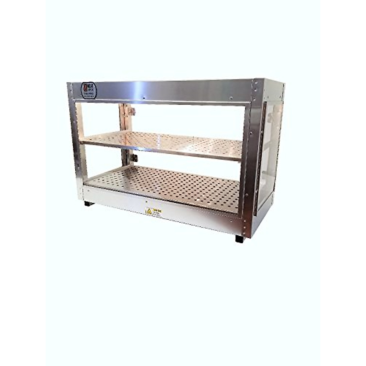 HeatMax Commercial Countertop Food Warmer Display Case With Water Tray 30x15x20