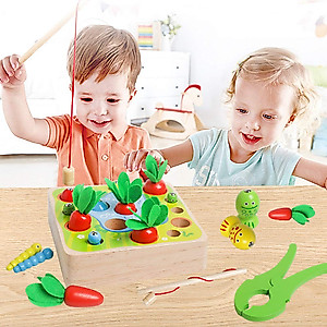 Skrtuan Wooden Toys Carrot Harvest