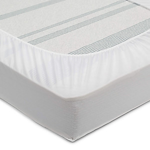 Delta Children Serta Sertapedic Crib Mattress Pad Cover/Protector with Nanotex Stain Repel and Release, Large, White