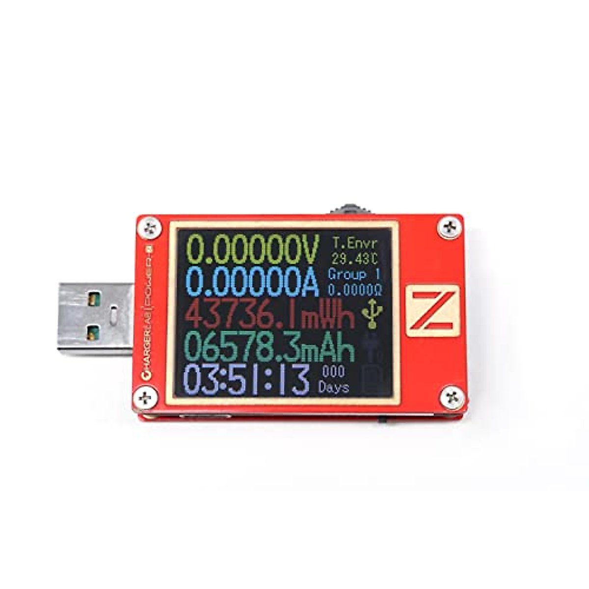 ChargerLAB Power-Z KT002 USB-A PD Tester Voltage & Current Tester Power & Capacity Tester
