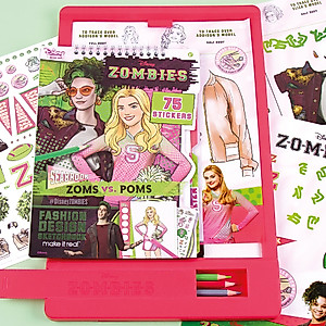 Disney Zombies Fashion Design Light Table - Kids' Tracing Light Box & Accessories