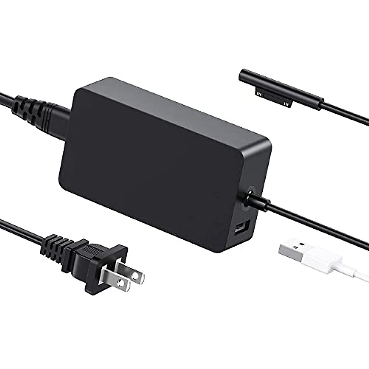 Surface Pro Charger, 44W 15V 2.58A Power Supply for Microsoft Surface Pro 3/4/5/6/Surface Laptop 2/Surface Go & Surface Book (New Surface Pro Charger)