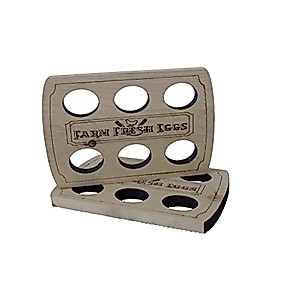 Farm Fresh Egg Holders | Egg Holder countertop | Egg Storage | Cedar Wooden Egg Tray | Wood Egg Rack | Made in USA
