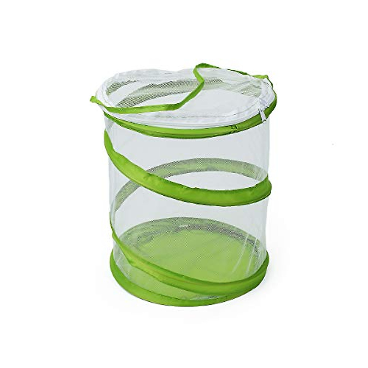 RESTCLOUD Pop-up Insect and Butterfly Habitat Cage Terrarium Clear Mesh Enclosure, See Through Easier 9" x 11" Tall