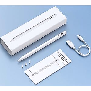 Stylus Pen for iPad, Apple Pencil W/Palm Rejection&Tilt, 13 Mins Fast Charge, MEKO iPad Pencil for iPad 6-10,iPad Pro11/12.9"/M4,iPad Air3/4/5/6,iPad mini5/6