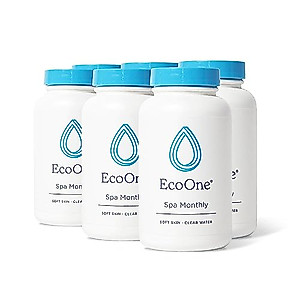 EcoOne | Hot Tub Chemical Maintenance & Supply Kit | Spa Shock & Conditioner Kit | Contains Oneshock Chlorine Tablets & SPA Monthly Conditioner | 6 Month Supply