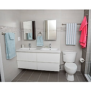 Amazon Basics AB-BR817-SN Bathroom Hardware Set, Variety Pack, 5 Piece, Satin Nickel