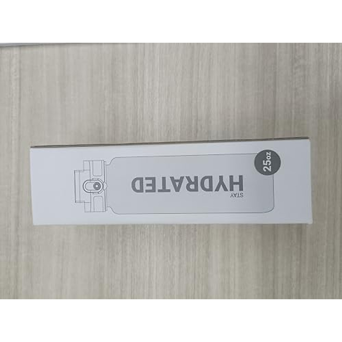 Sahara Sailor Water Bottles, 25oz Motivational Sports Water Bottle with Time Marker - Times to Drink - Tritan, BPA Free, Wide Mouth Leakproof, Fast Flow Technology with Clean Brush (1 Bottle)