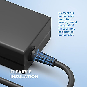 HKY 24v (3-pin) Ac Dc Adapter Compatible with Epson POS Thermal POS ReadyPrint Thermal Receipt Printer (C31CD52062) Replacement Switching Power Supply Cord Charger