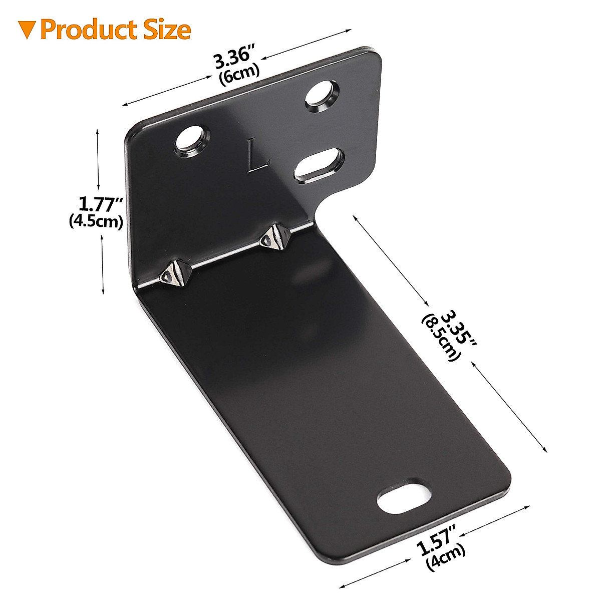 Haioulun Universal Soundbar Wall Mount Kit, Sound Bar Wall Mount Bracket Compatible Samsung, LG, Sony, Bose and Most of Soundbars, Wall Mount Shelf Mounting Brackets-Black