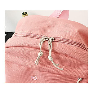 5Pcs Cute Backpack Set Kawaii School Bags Supplies Laptop Bookbag Aesthetic Ita Bag Back to School Stationary Accessories (Black)